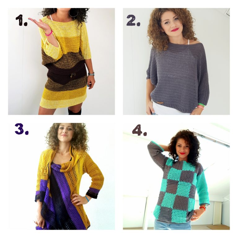 Pulover Puff. Sa crosetam impreuna saptamana 1 – ByKaterina