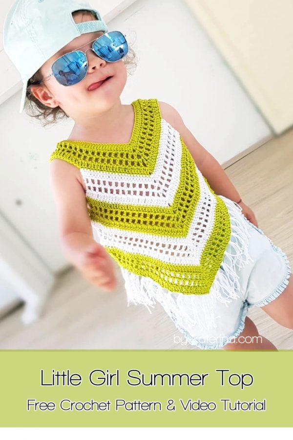 Little Girl Summer Top crochet pattern – ByKaterina