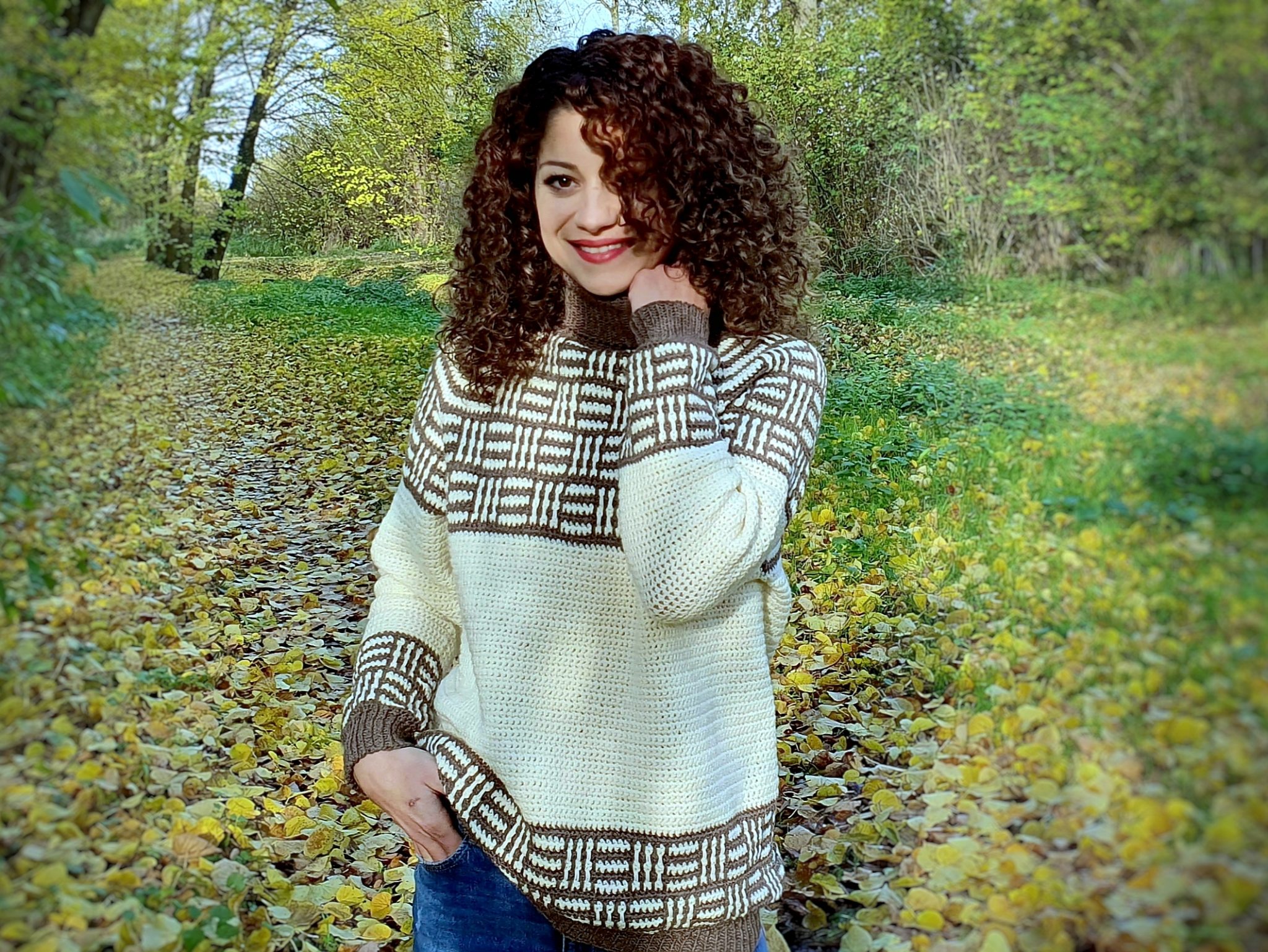 Plaid Love Sweater Crochet Pattern – ByKaterina