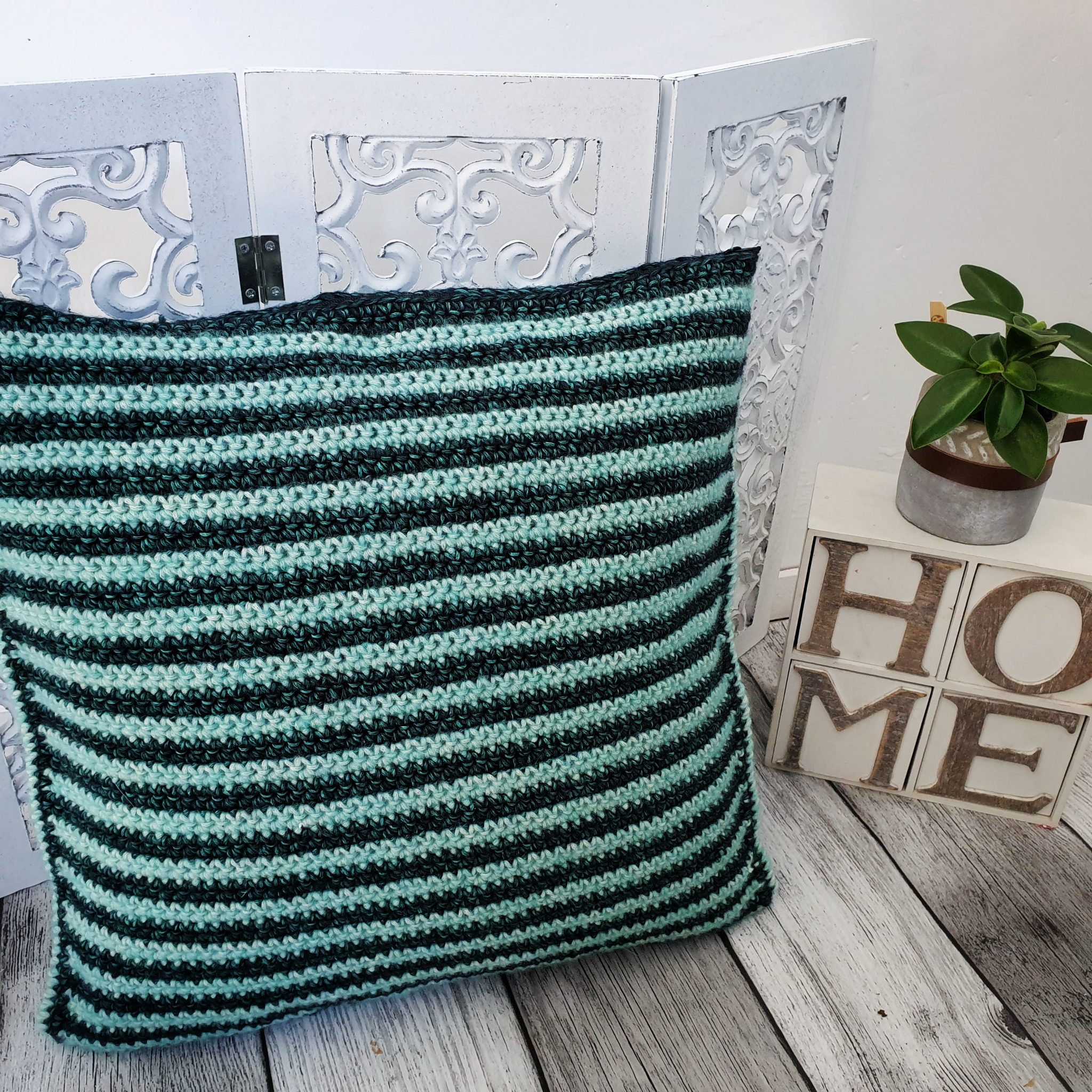 Butterfly Mosaic Pillow. Crochet Pattern – ByKaterina