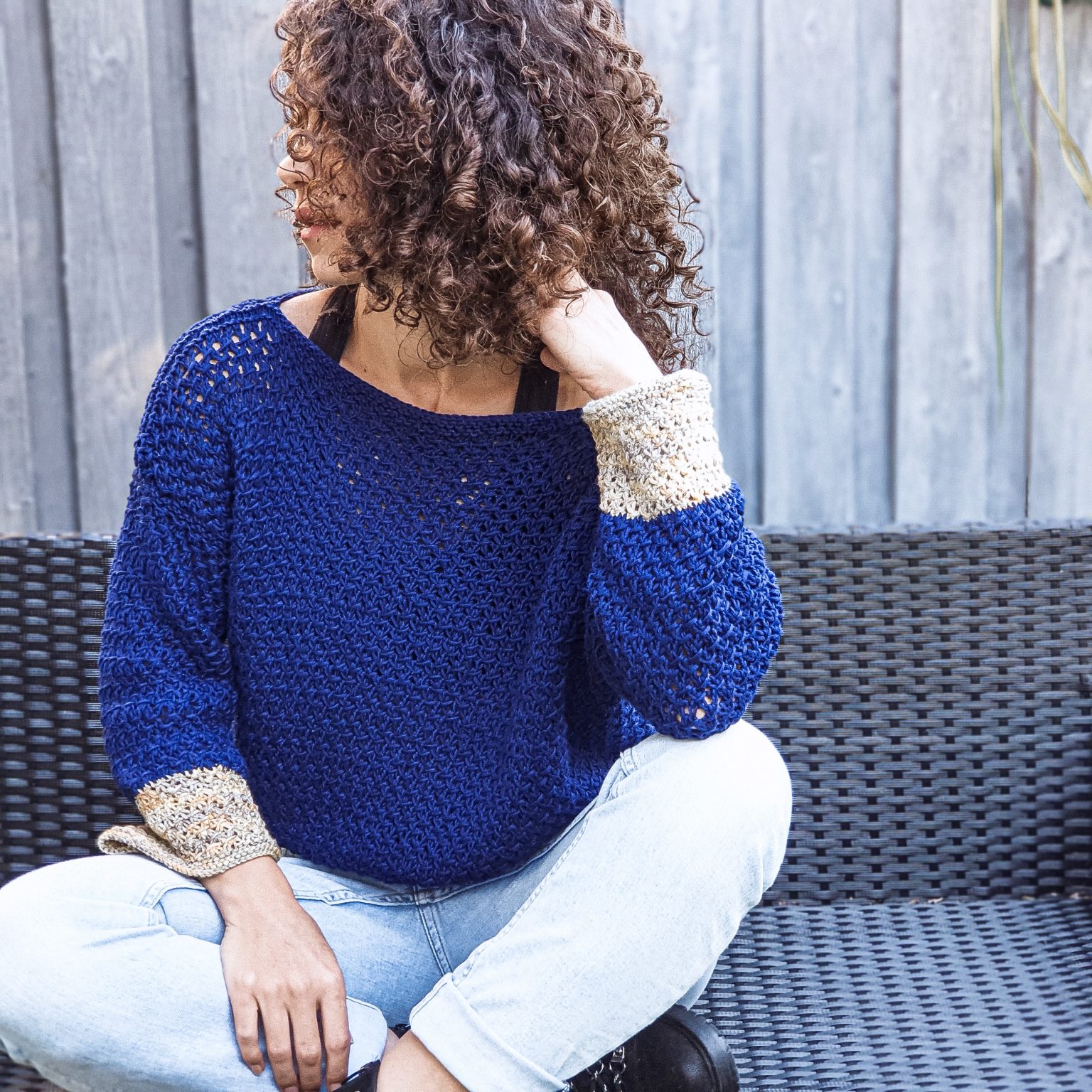 Down Time Blouse. Knitting Pattern – ByKaterina
