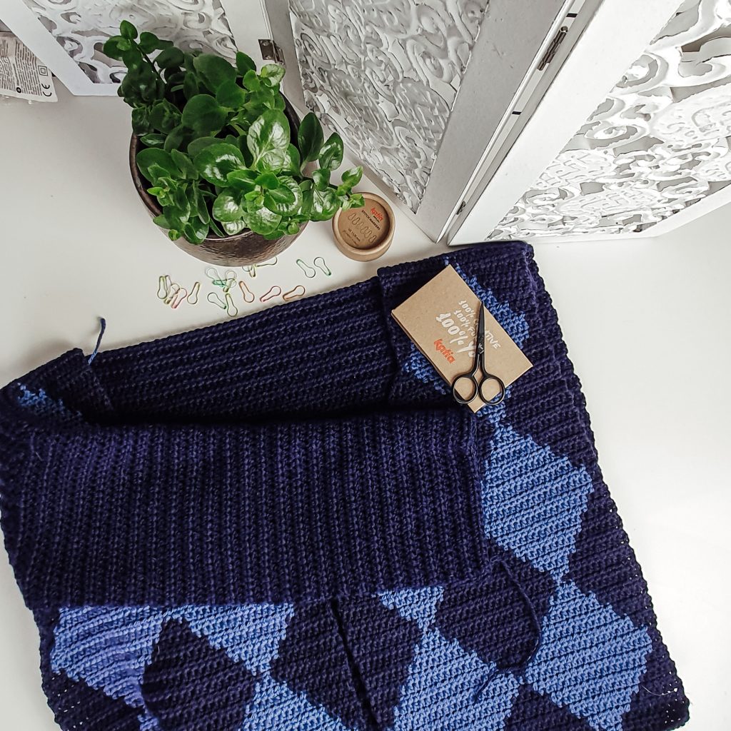 Deep Blue Cardigan. Crochet Pattern – ByKaterina