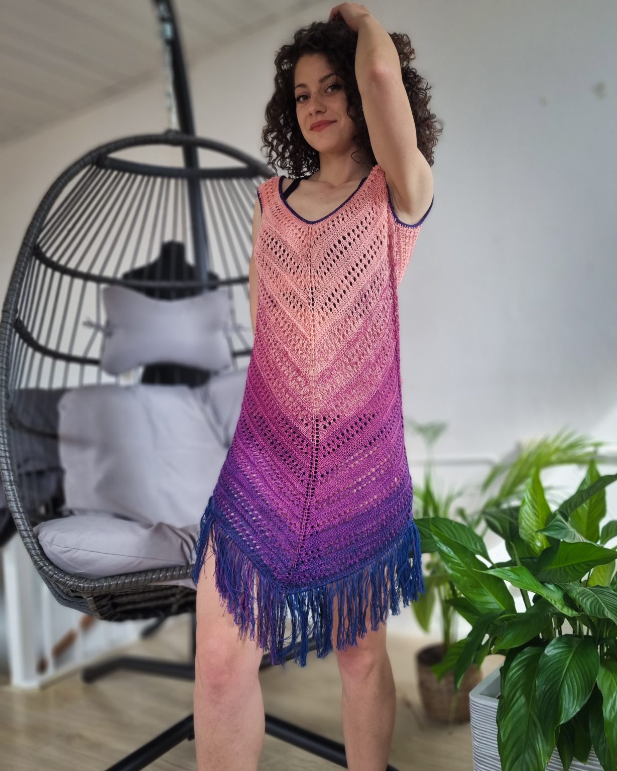 Sea Breeze Cover Up. Knitting Pattern – ByKaterina