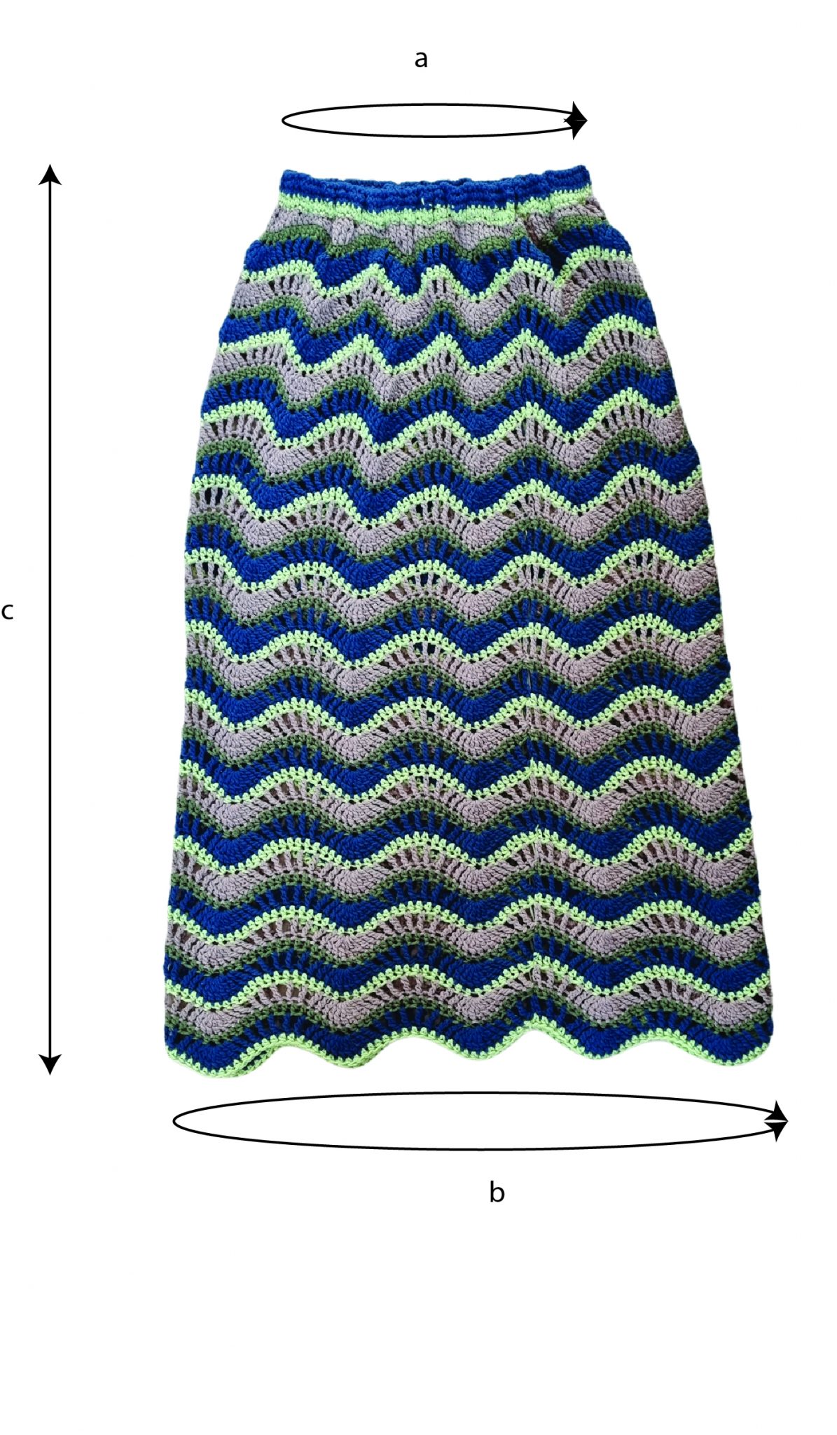 Wavy Crocheted Skirt. Free Crochet Pattern – ByKaterina