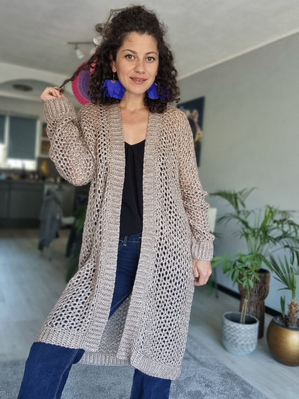 Good Vibes Cardigan – Creating your own Cardigan with Crochet. Step by ...