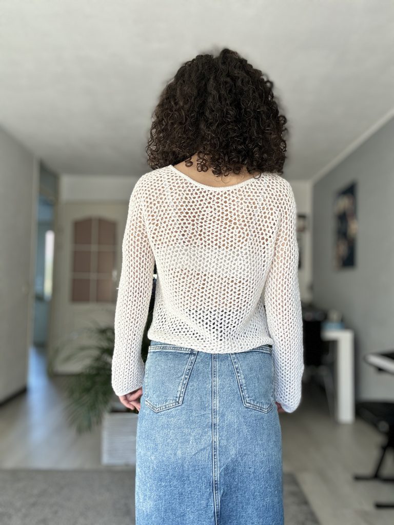 Free Good Vibes Blouse Crochet Pattern | Perfect modern and stylish ...